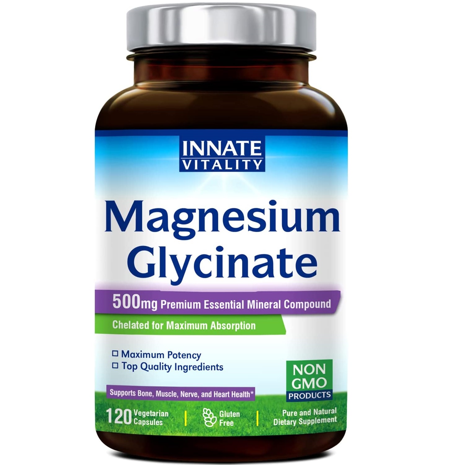 Innate Vitality Magnesium Glycinate 500mg per Caps Reviews: Does It ...