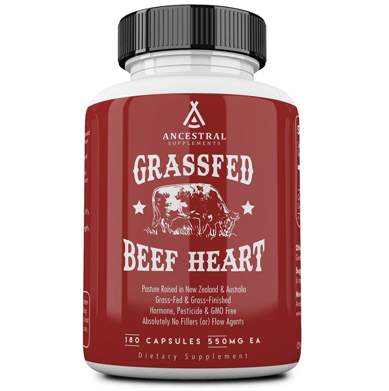 Ancestral Supplements Grass Fed Beef Heart Supplement