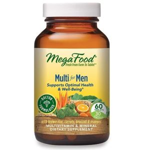 MegaFood Men's Multivitamin -with B vitamins for Cellular Energy Production